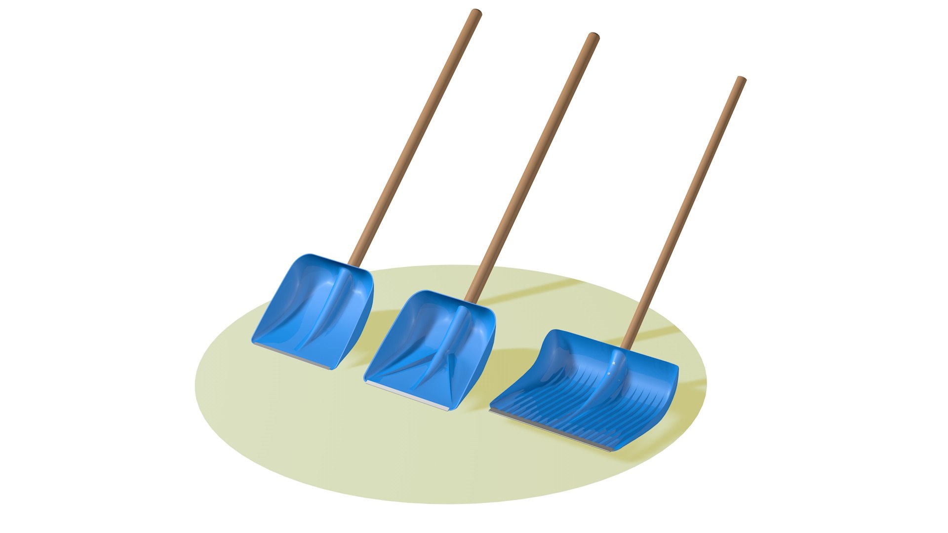 3D Model Shovel Spade Trowel - TurboSquid 1606275