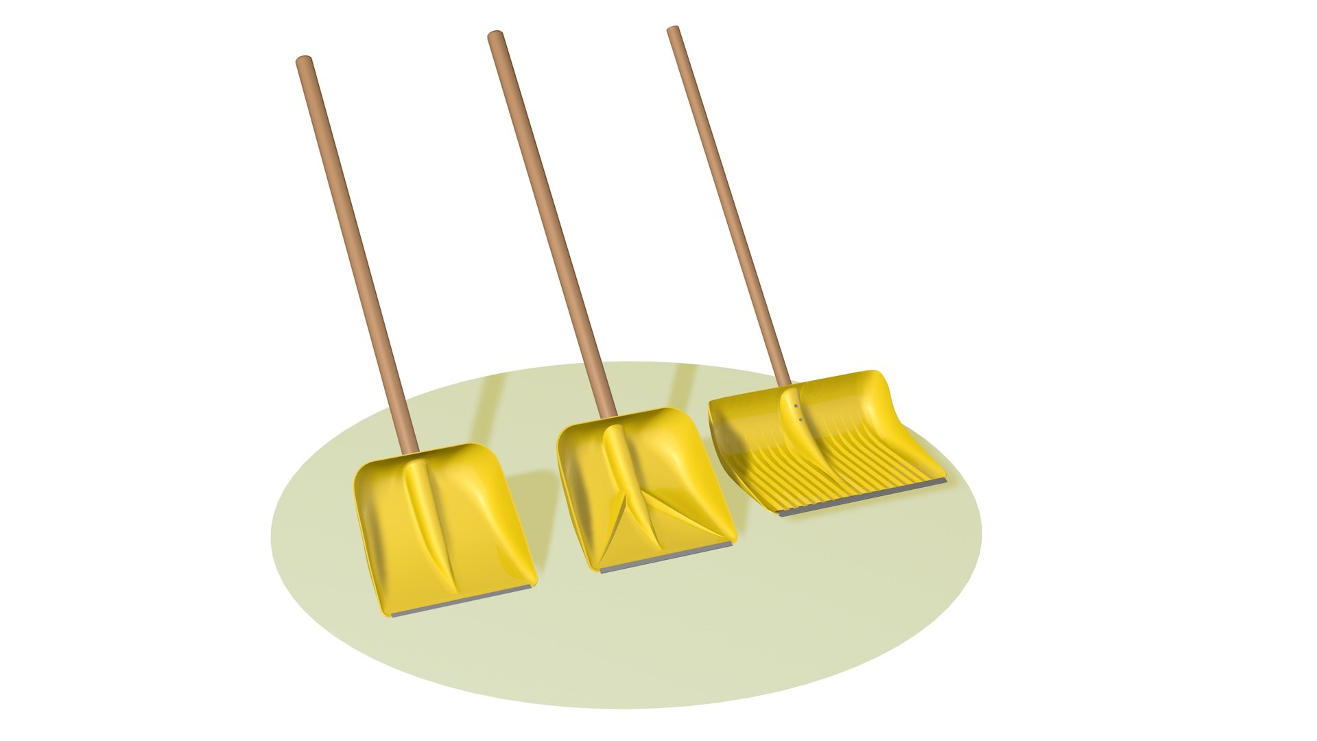 3D Model Shovel Spade Trowel - TurboSquid 1606275