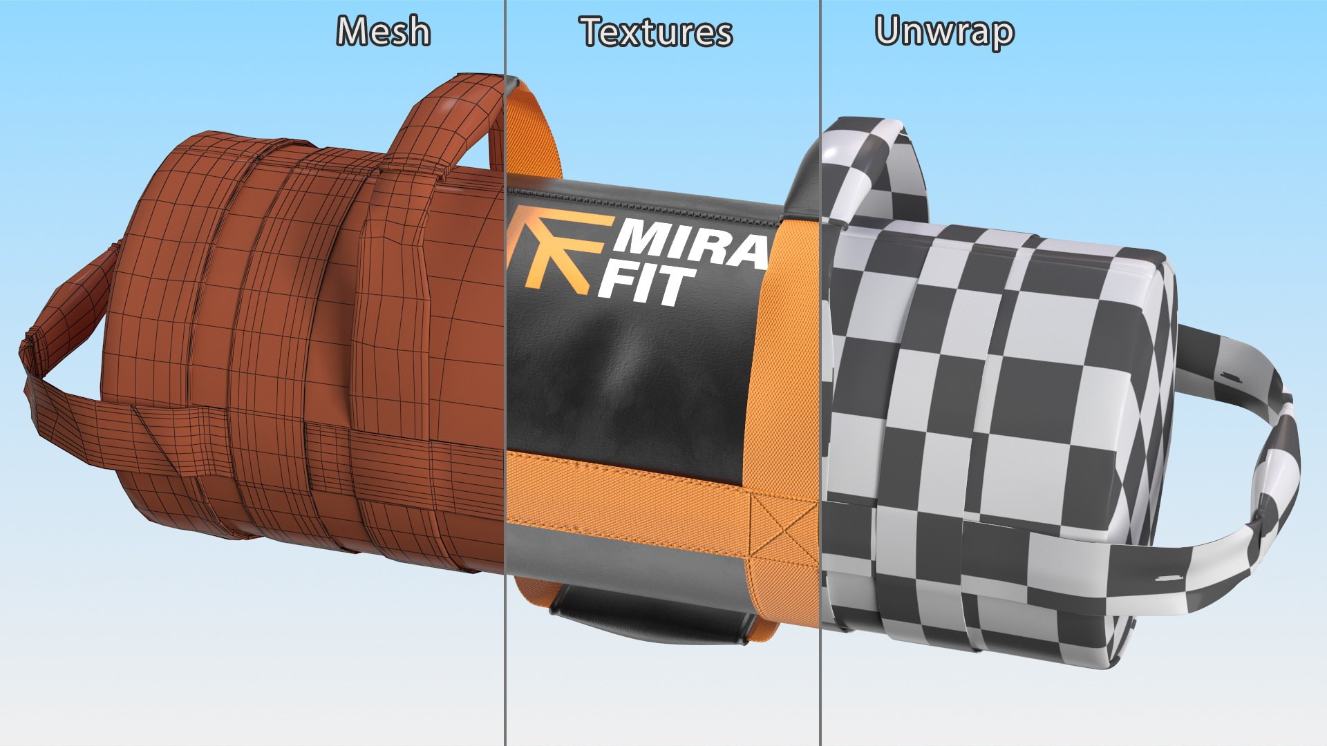 3D Mirafit Gym Power Bag 25kg - TurboSquid 1942224