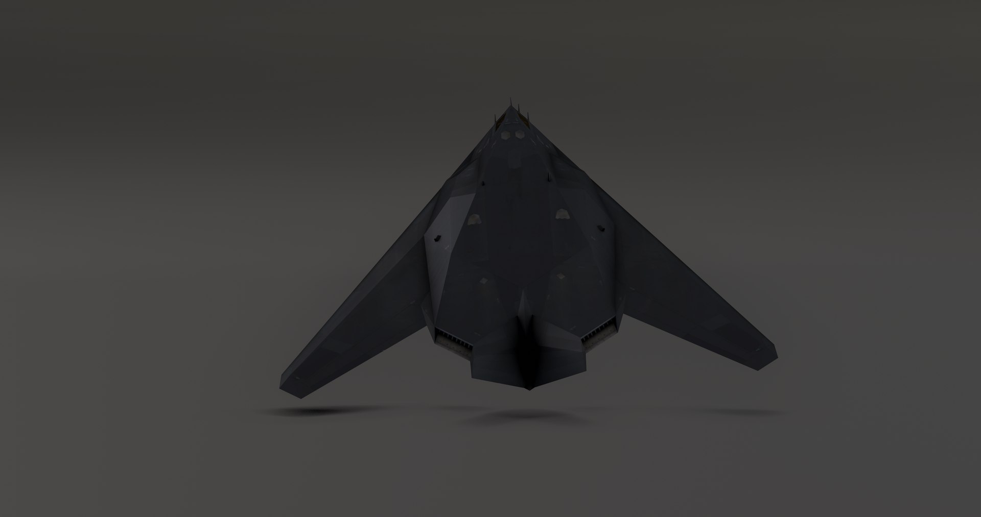 3D F117 Nighthawk Furtive Stealth - Photorealistic Millitary Aircraft ...