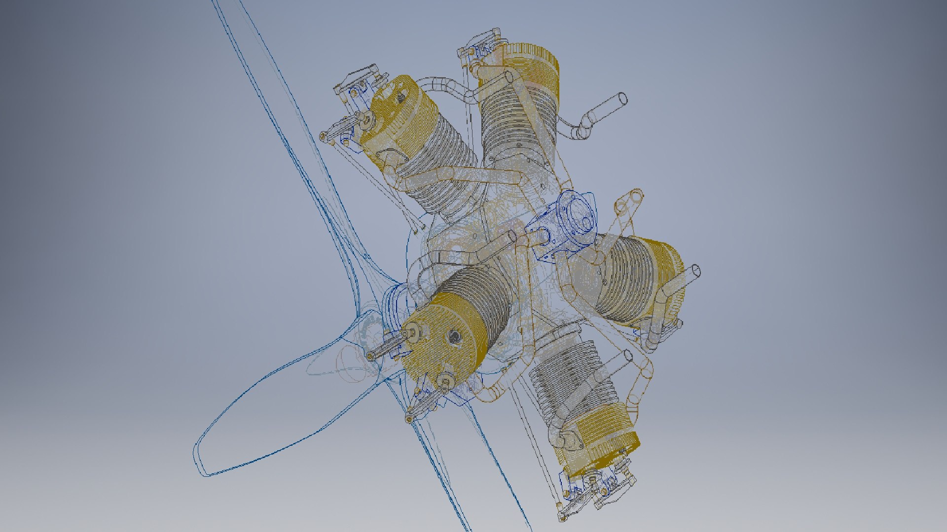 3D Edwards Radial Engine - TurboSquid 2220299