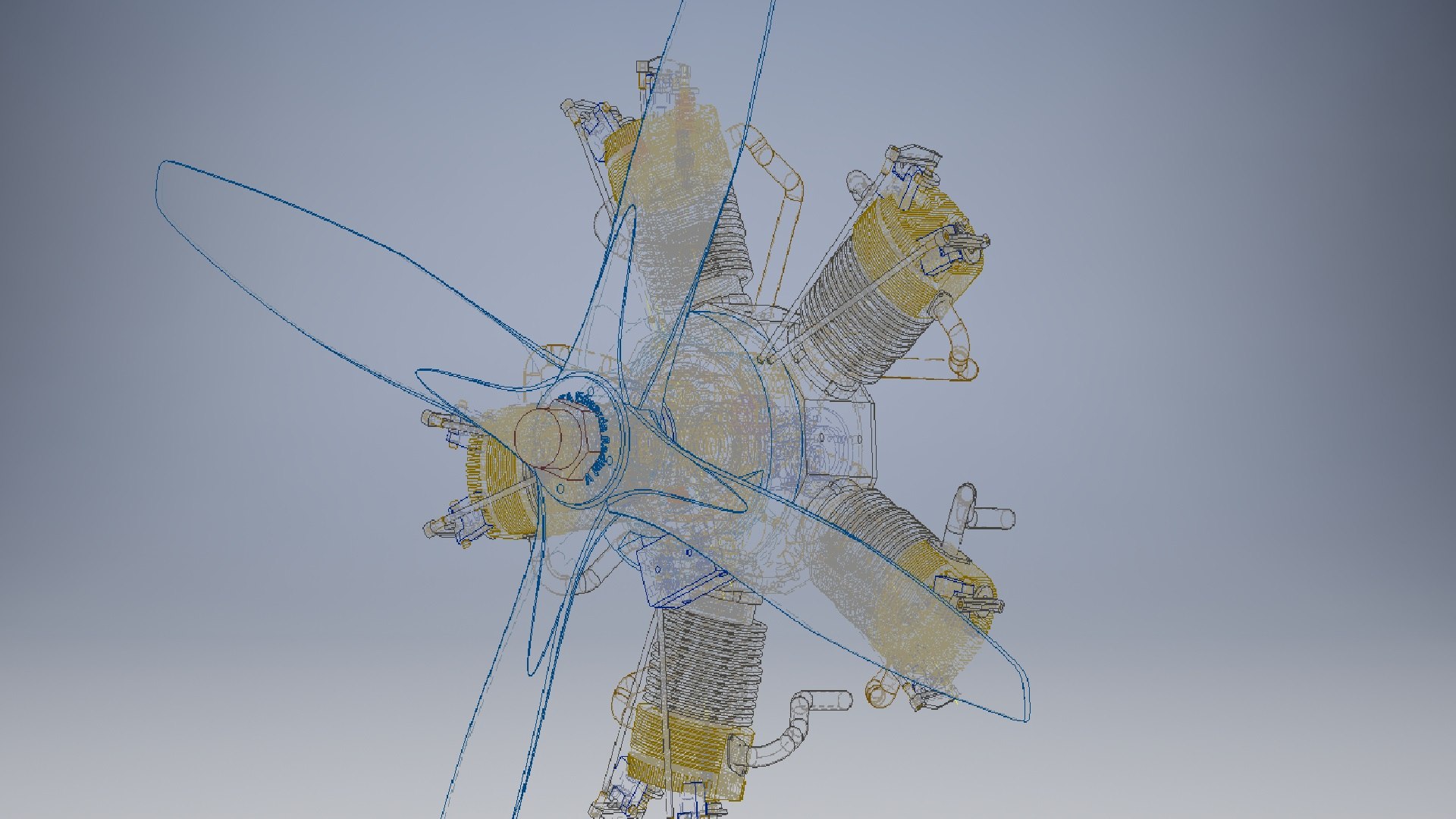 3D Edwards Radial Engine - TurboSquid 2220299