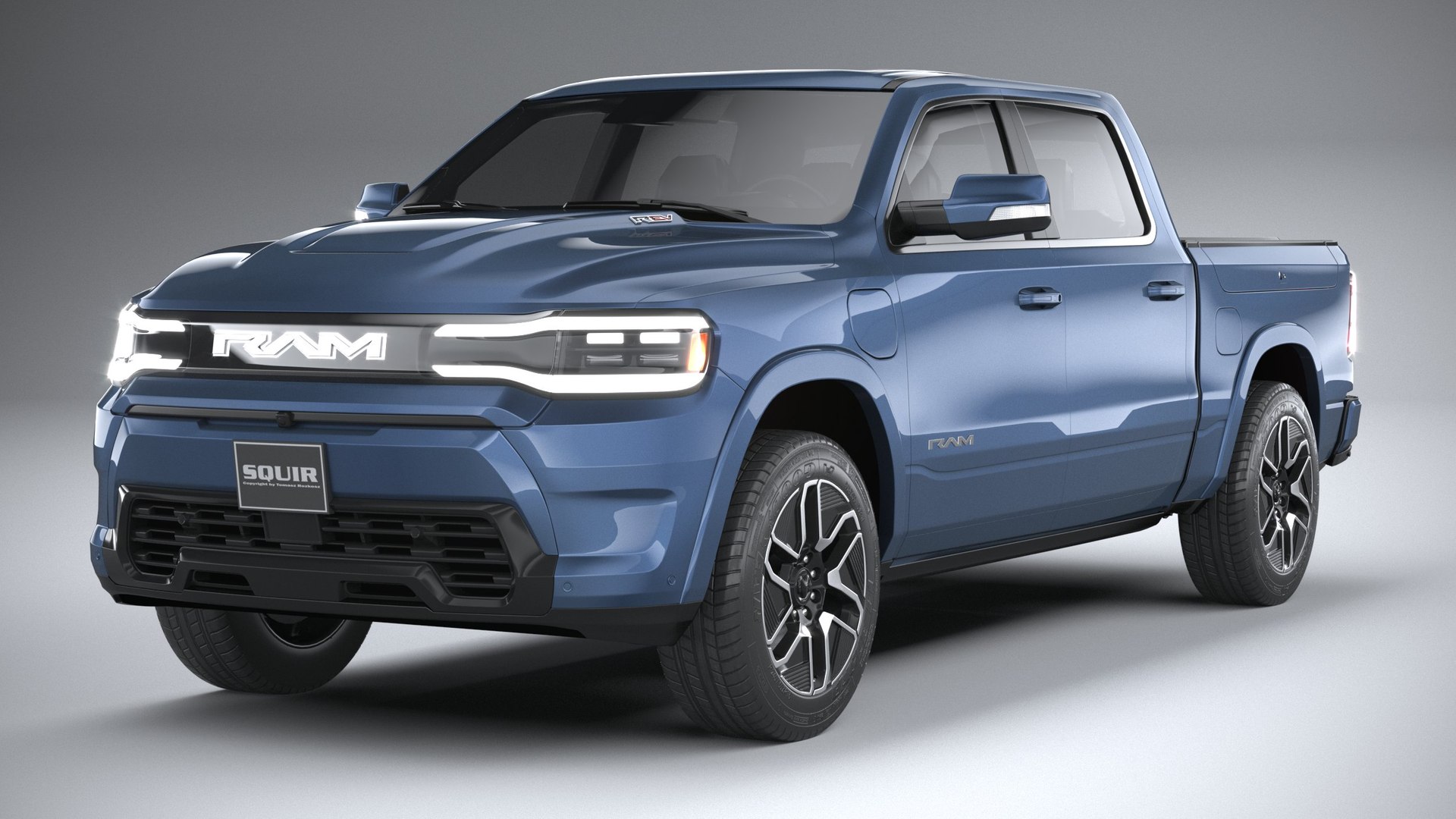 3D Ram 1500 REV 2025 Model - TurboSquid 2208252