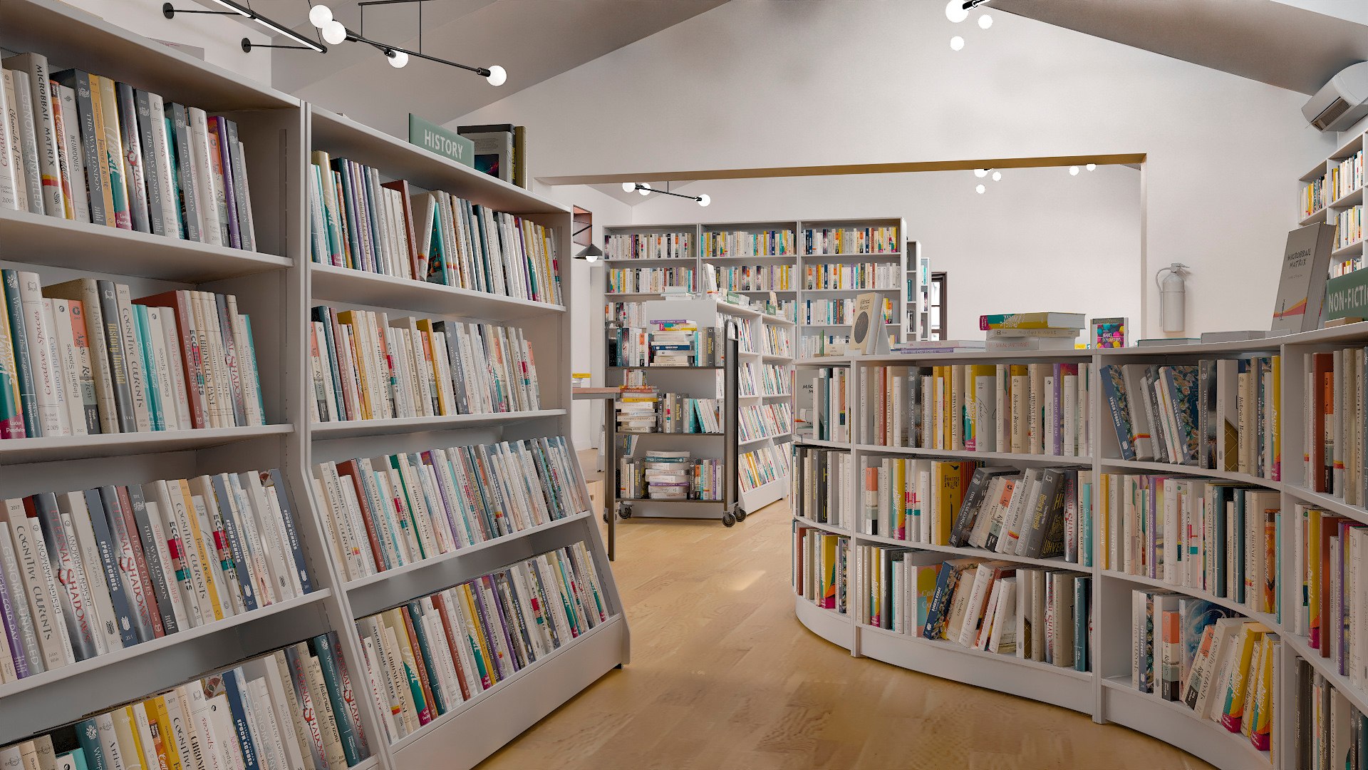 3D Book Store Interior - TurboSquid 2314004