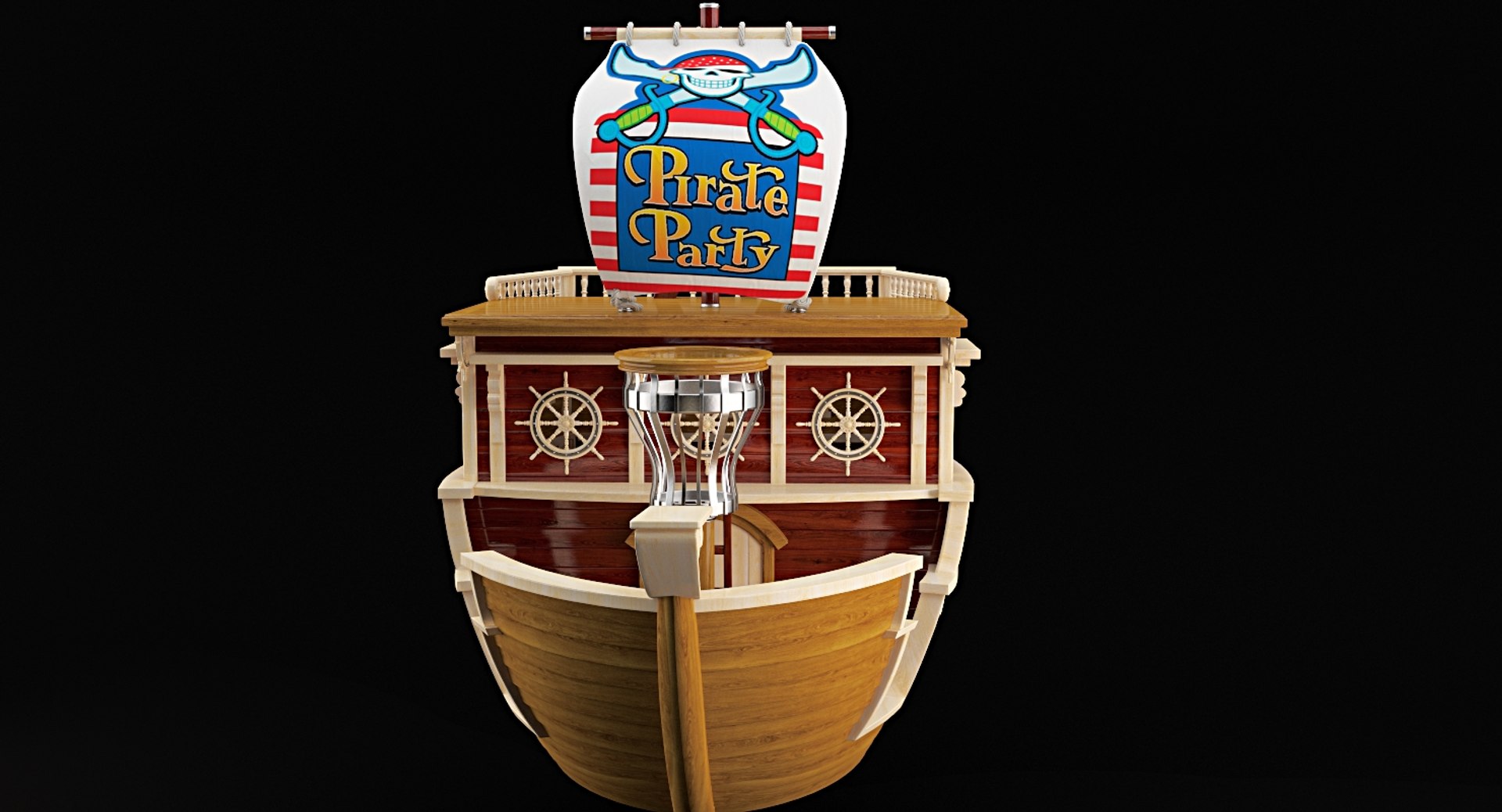 3d Children S Ship Model