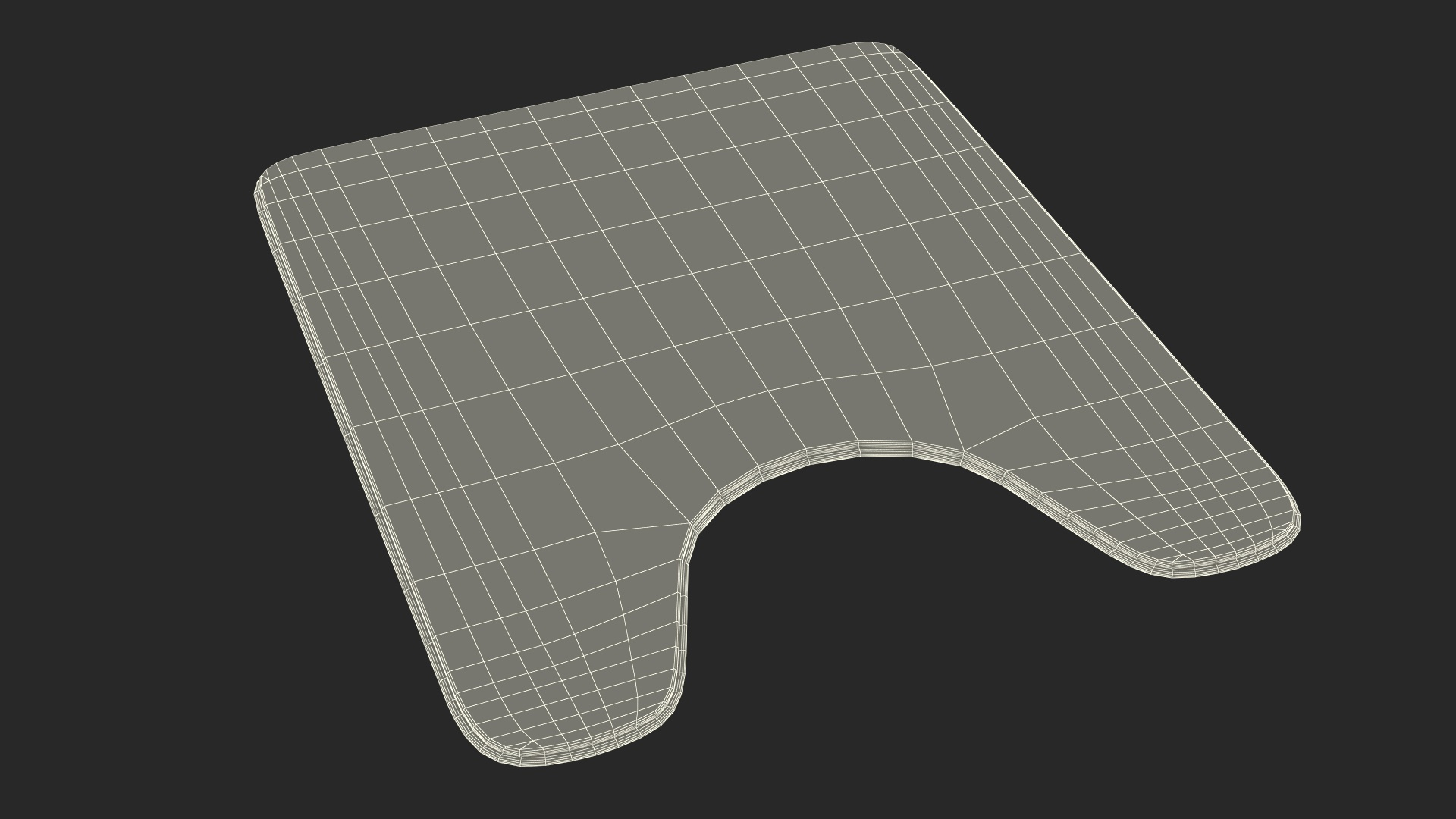 Blue Bathroom Contour Rug Fur 3D Model - TurboSquid 2054848