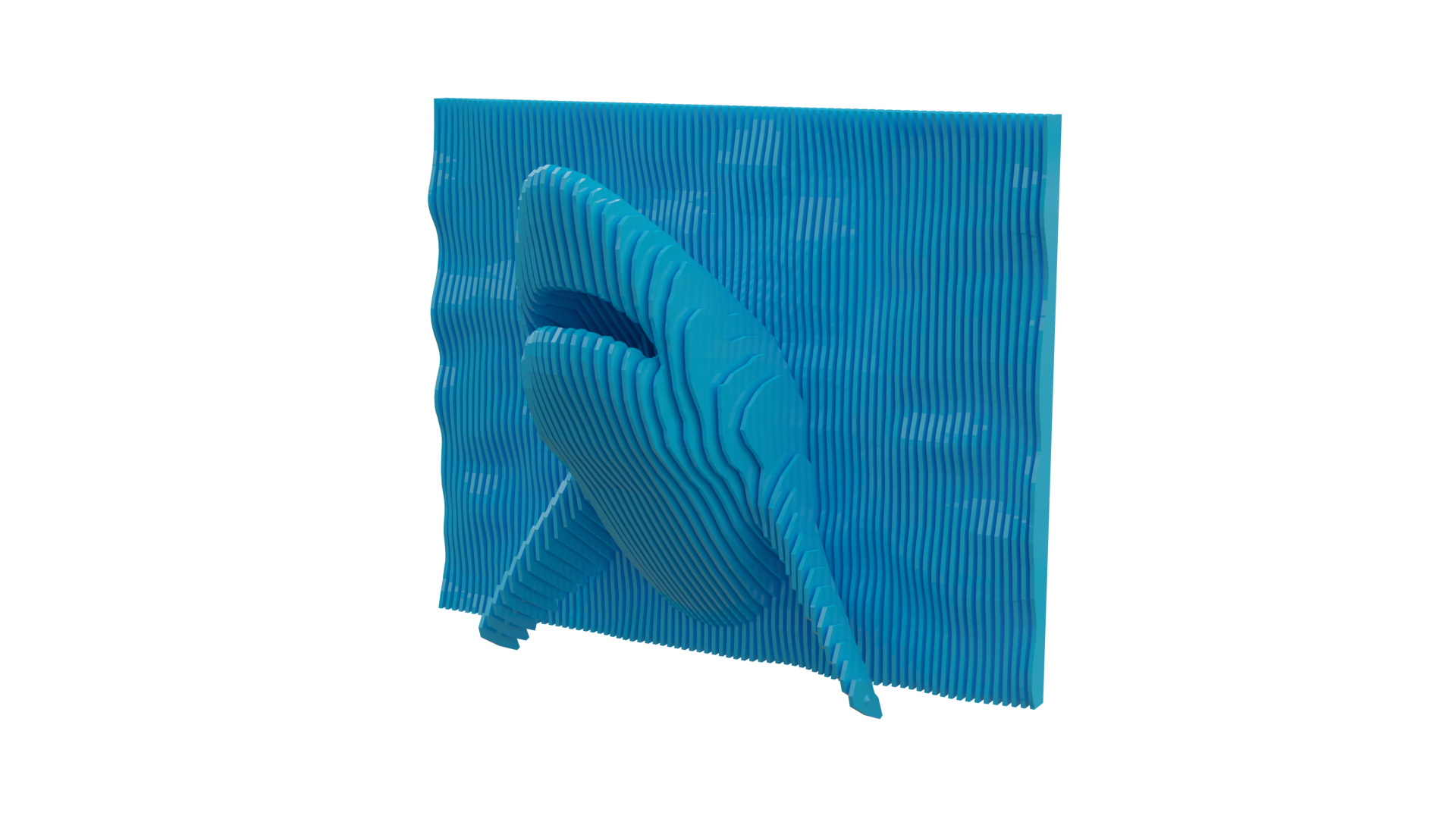 3D Shark Parametric Wall 3D Model - TurboSquid 2230851