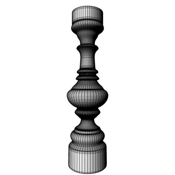 3d model baluster