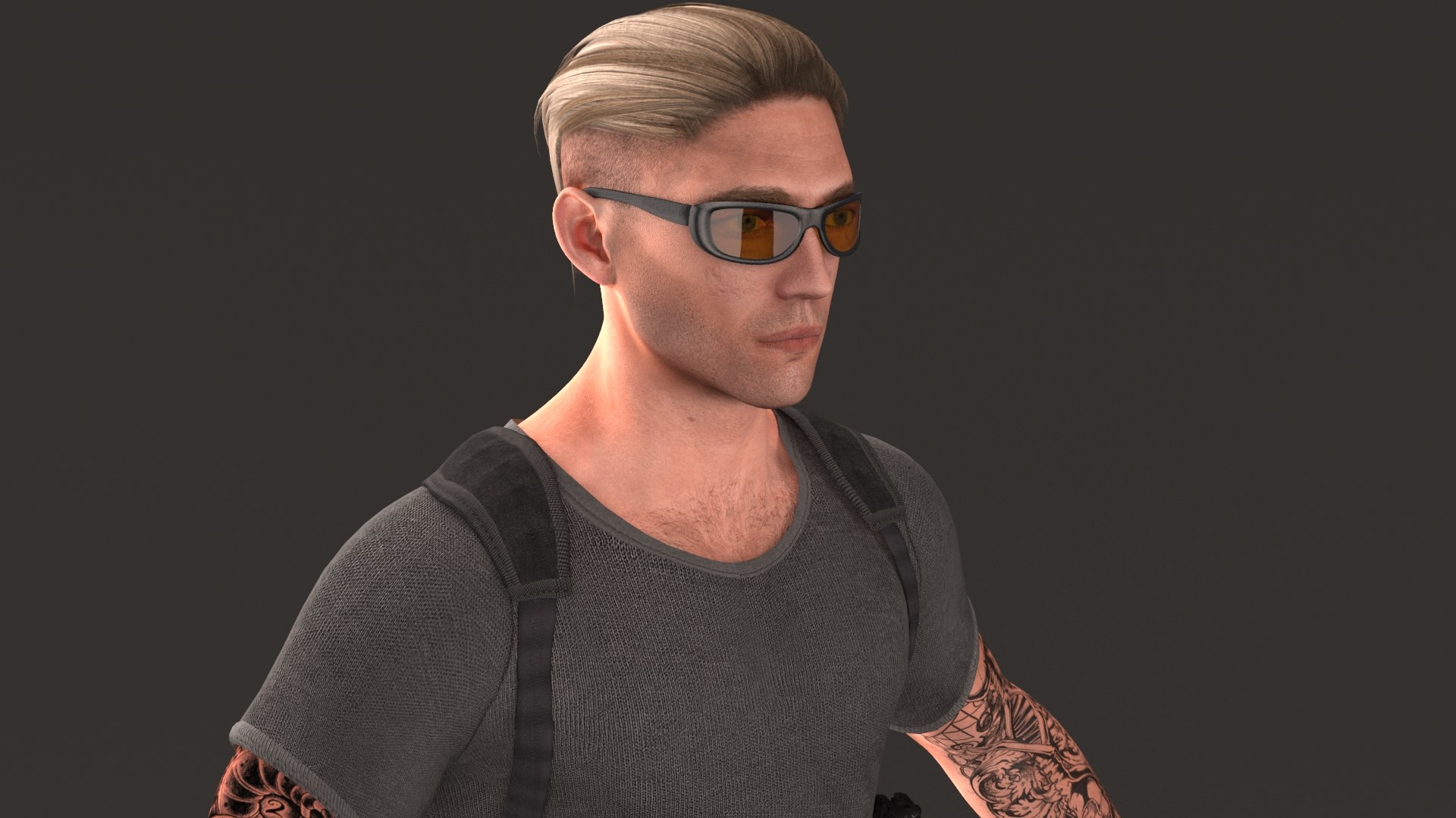 3D model rigged special agent 4k - TurboSquid 1542746