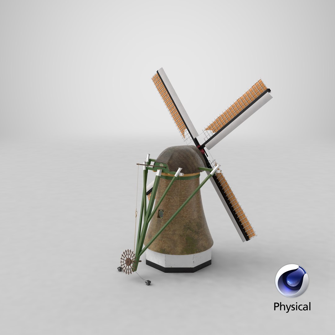 3D windmill dutch - - TurboSquid 1164077