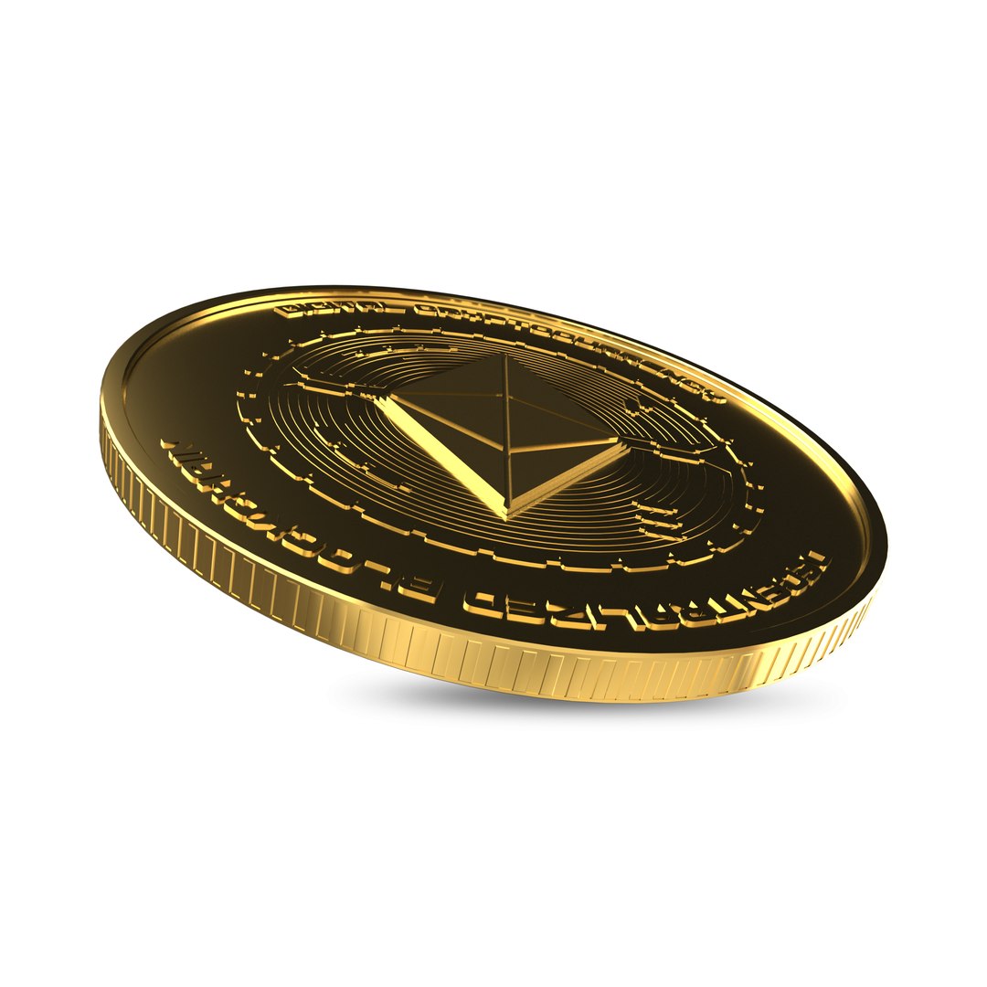 3D Ethereum Coin Crypto Model - TurboSquid 1681432