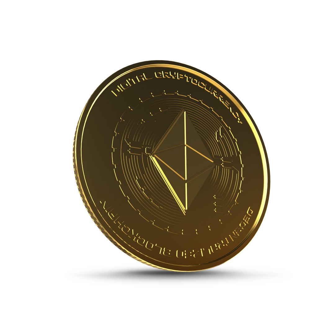 3D Ethereum Coin Crypto Model - TurboSquid 1681432