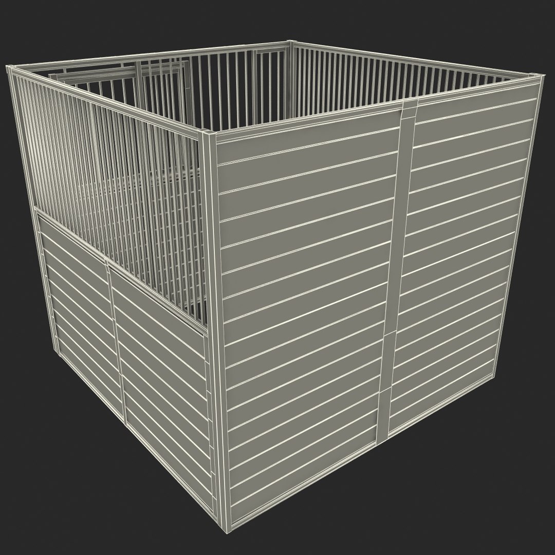 3d Portable Horse Corral Model