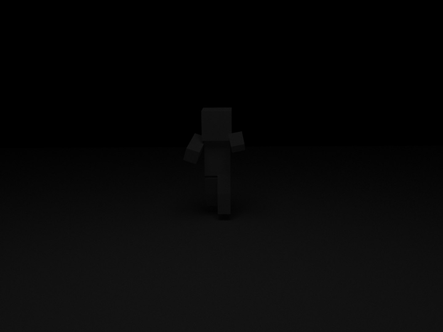 3d Minecraft Character Rigged