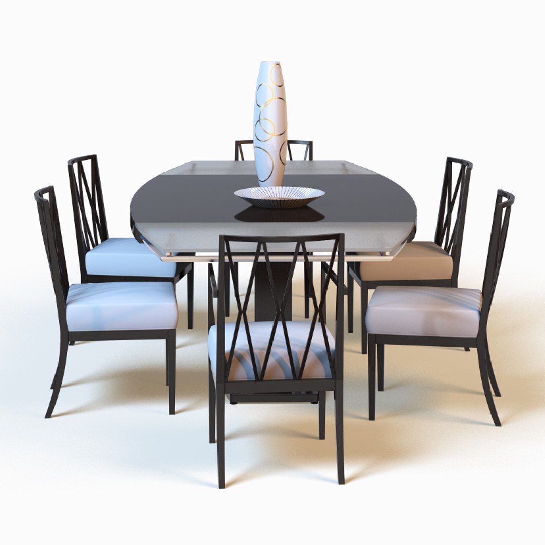 Dining Table 3d Model