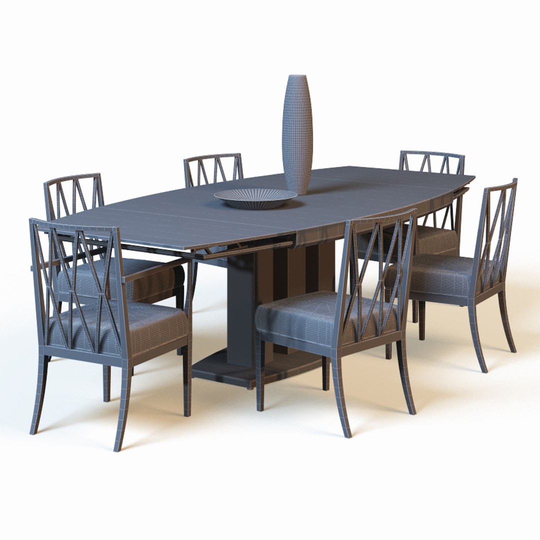 Dining Table 3d Model
