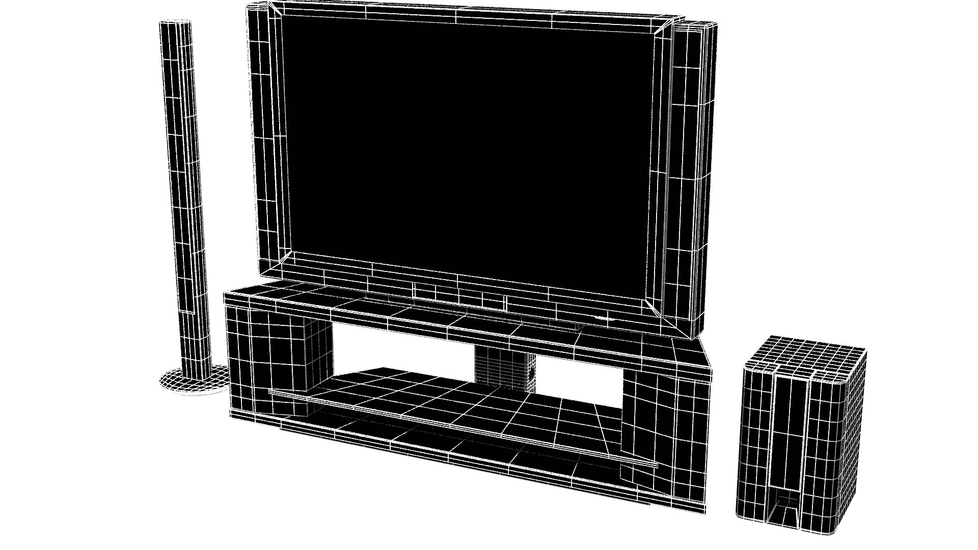 3D Model Television Set - TurboSquid 1986447