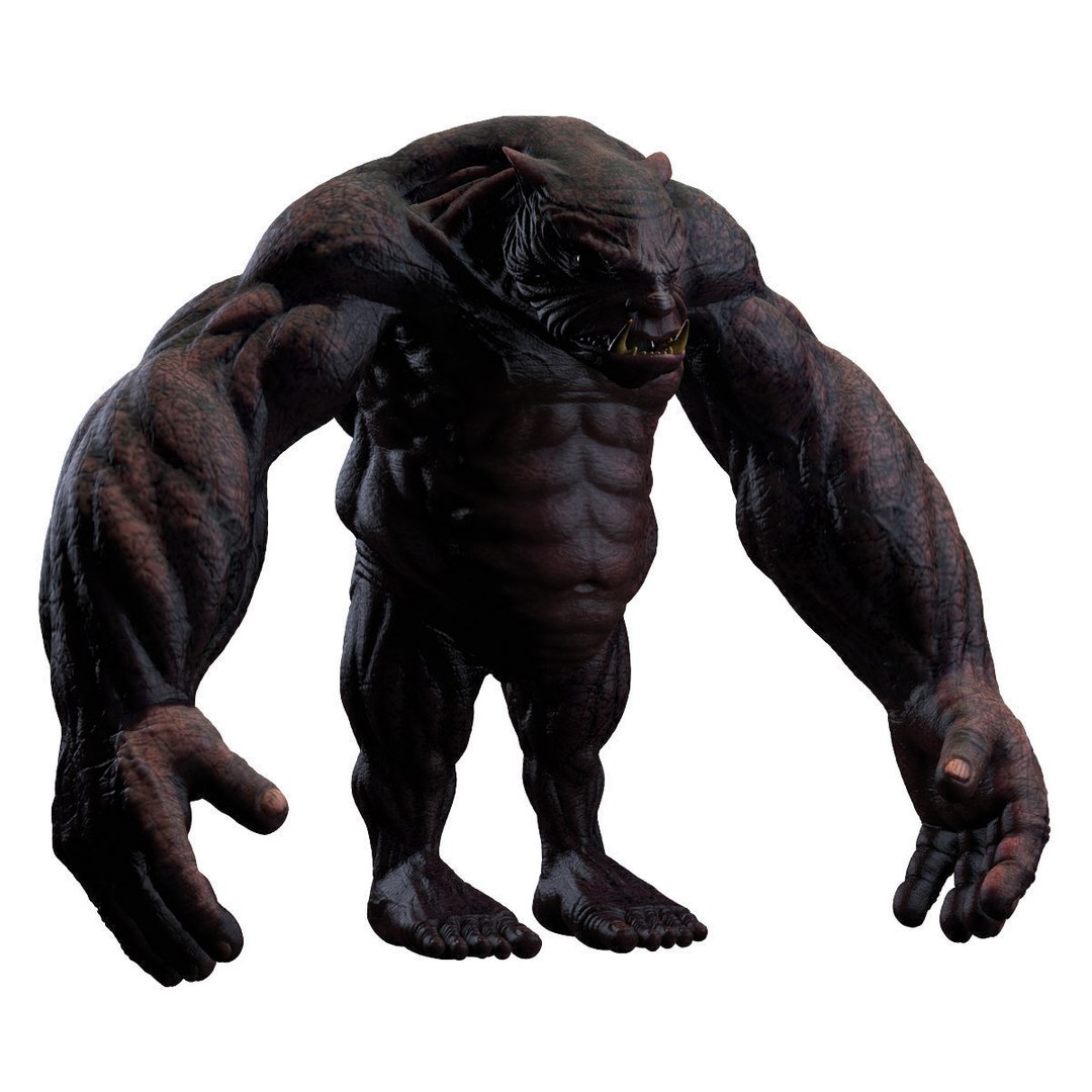 Monster Creature 3d Obj