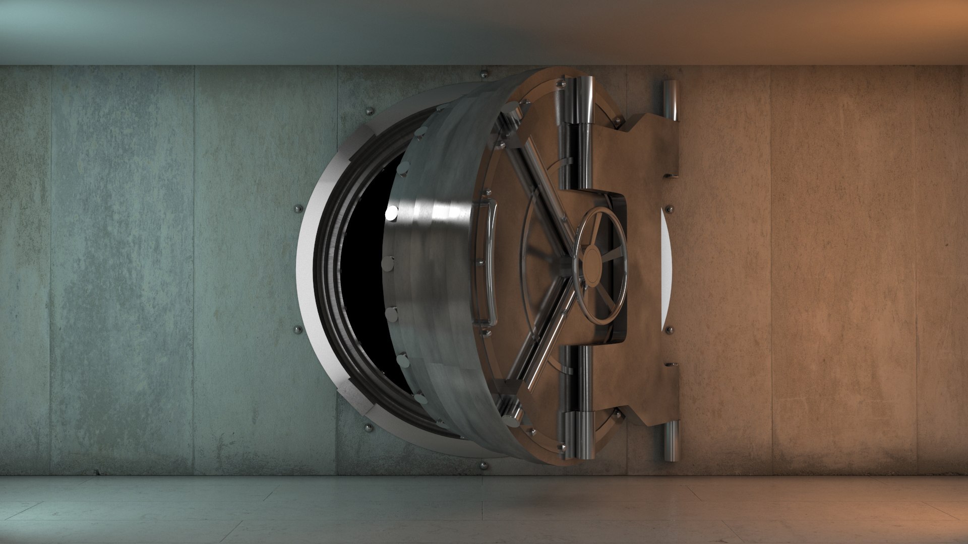 Bank Vault 3d Max