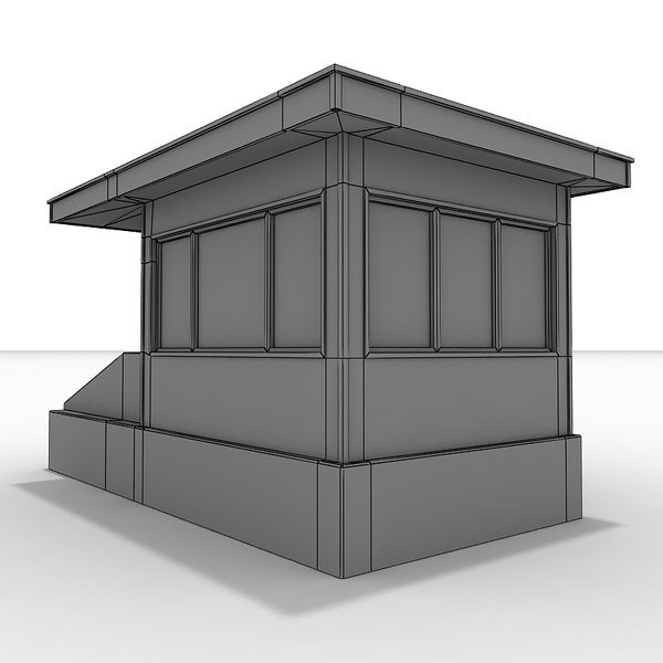 guard building 05 3d model