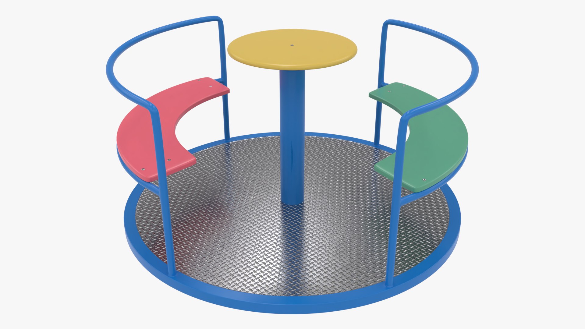 Carousel Playground Game 3D - TurboSquid 1885868