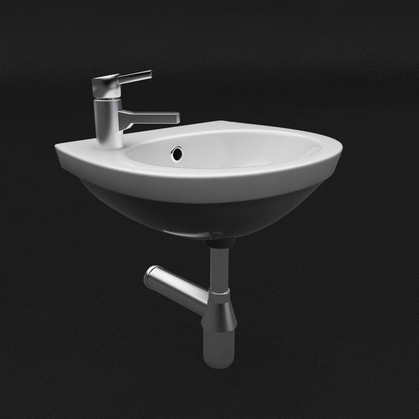 bathroom lavatory bath 3d model
