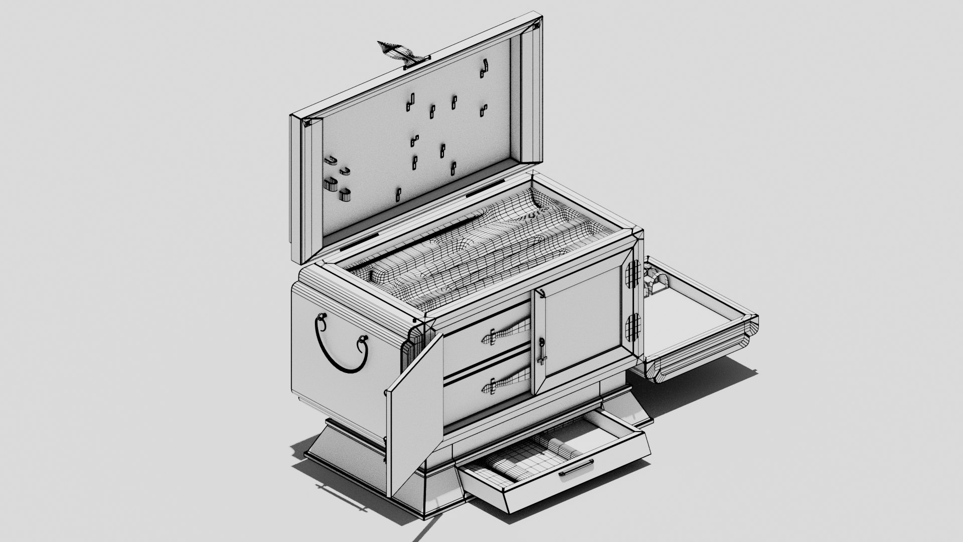 OB 00 05 Vampire Hunter Trunk 3D - TurboSquid 1981538