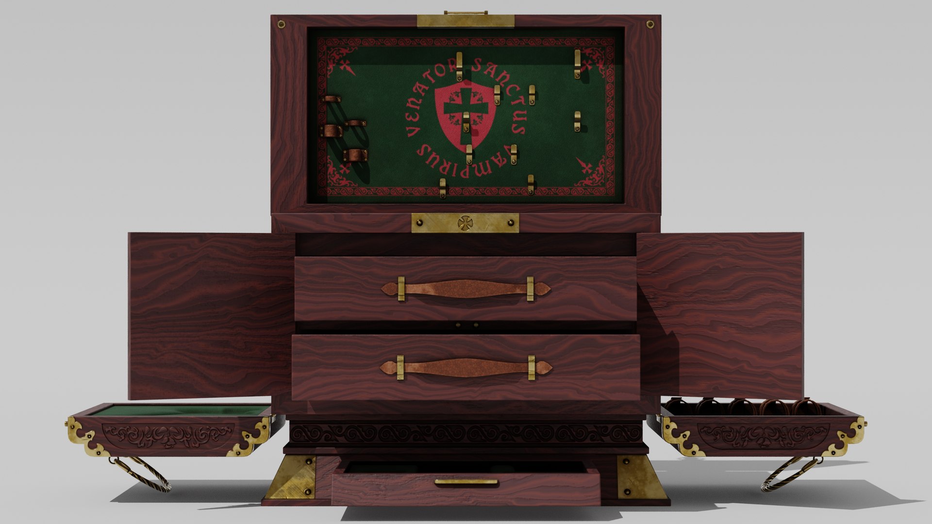 OB 00 05 Vampire Hunter Trunk 3D - TurboSquid 1981538