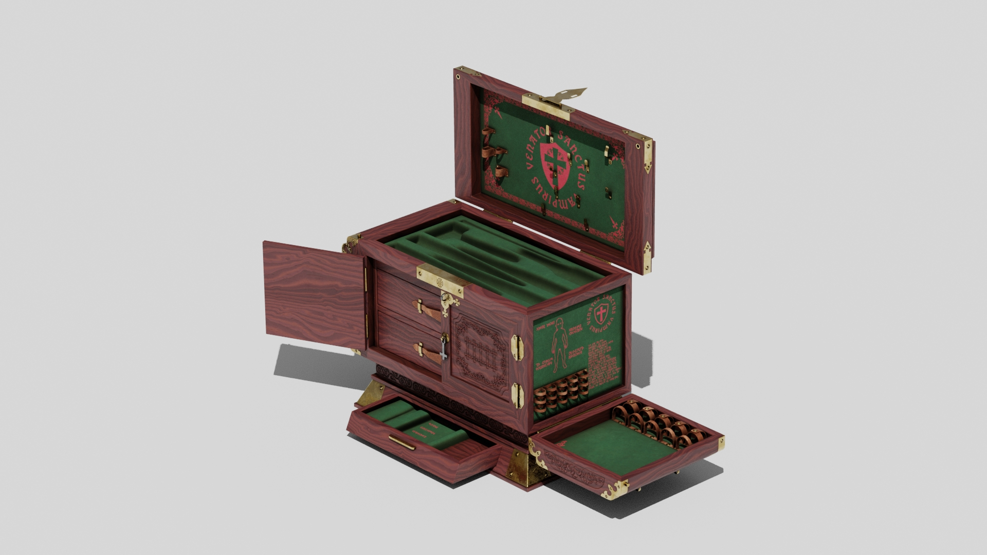 OB 00 05 Vampire Hunter Trunk 3D - TurboSquid 1981538