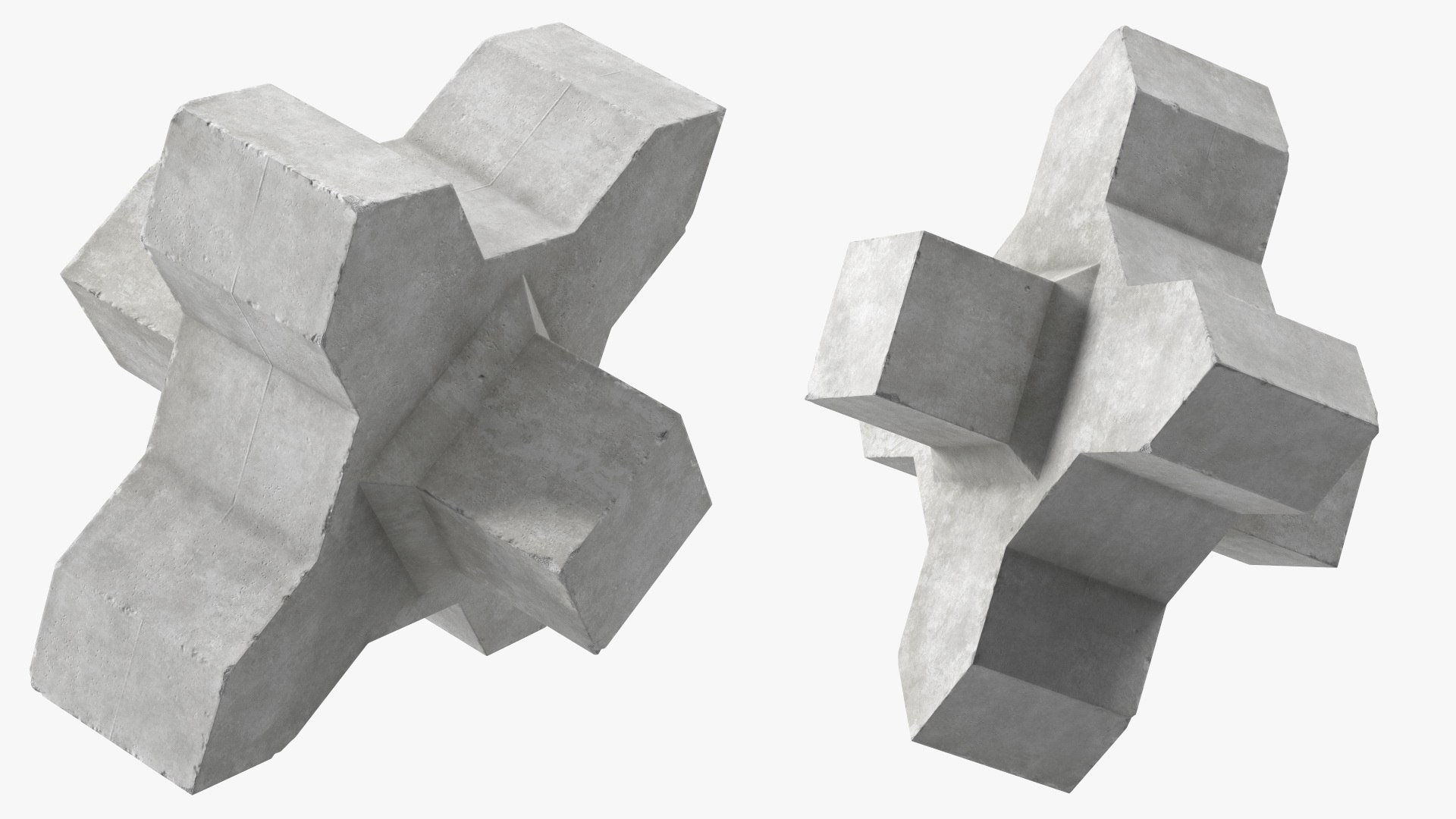 3D Concrete Coastal Wave Breaker Xbloc Model - TurboSquid 1821177