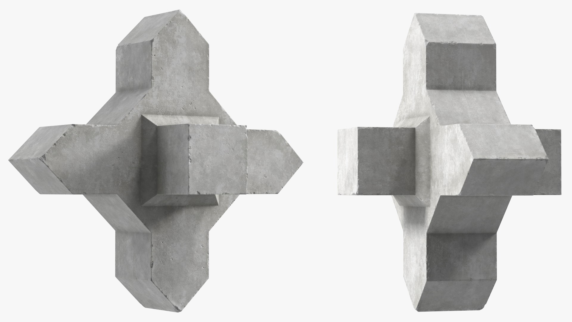 3D Concrete Coastal Wave Breaker Xbloc Model - TurboSquid 1821177