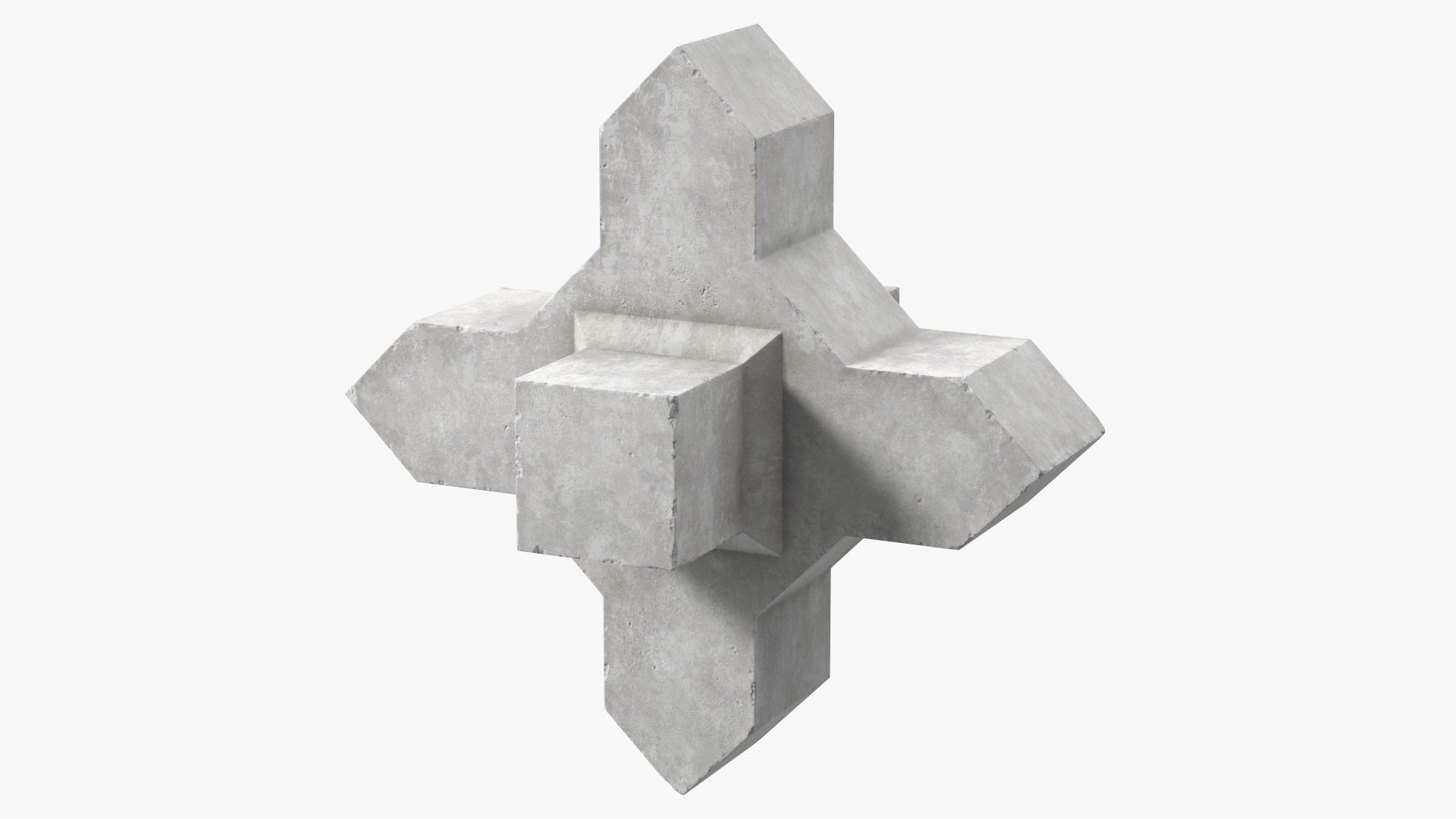 3D Concrete Coastal Wave Breaker Xbloc model - TurboSquid 1821177