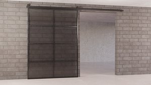 Download 3D Sliding Door Blender Models - TurboSquid