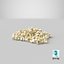 Movie Popcorn Pile - 3D Model - TurboSquid 1182133
