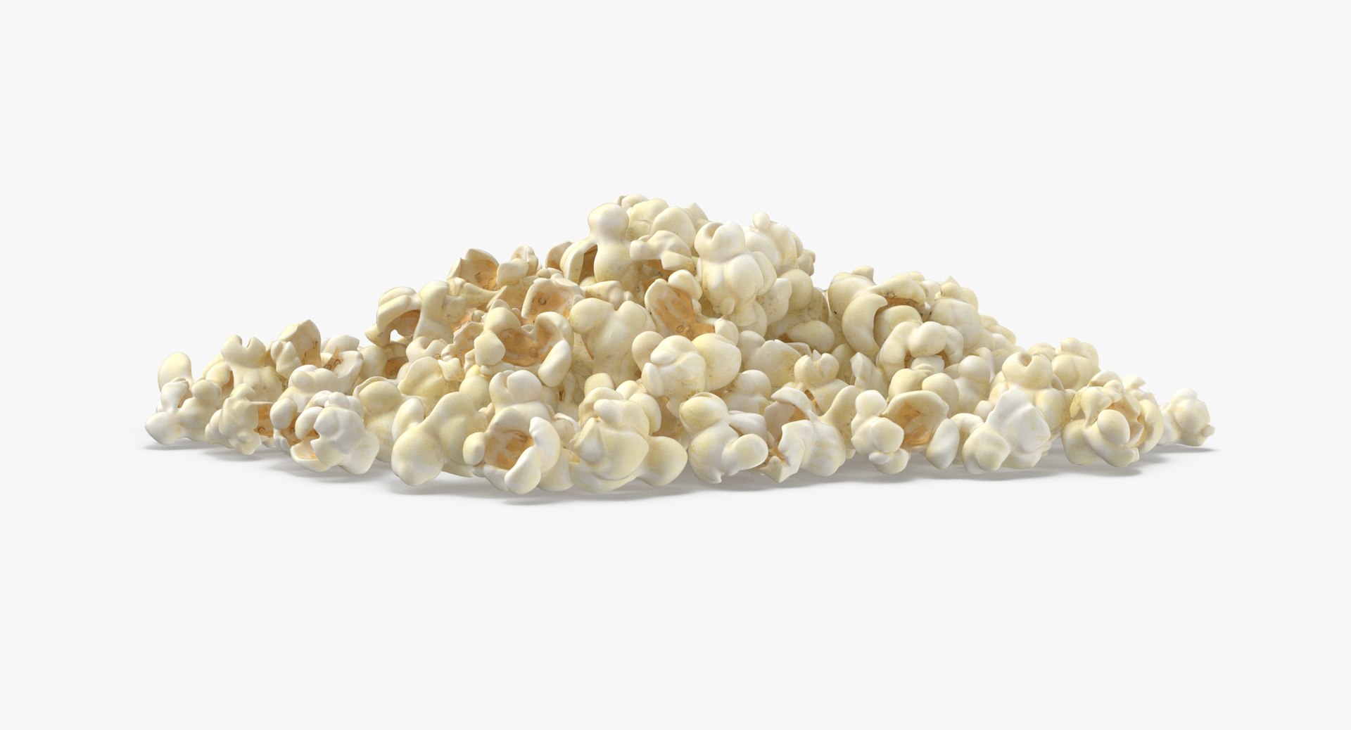 Movie Popcorn Pile - 3D Model - TurboSquid 1182133