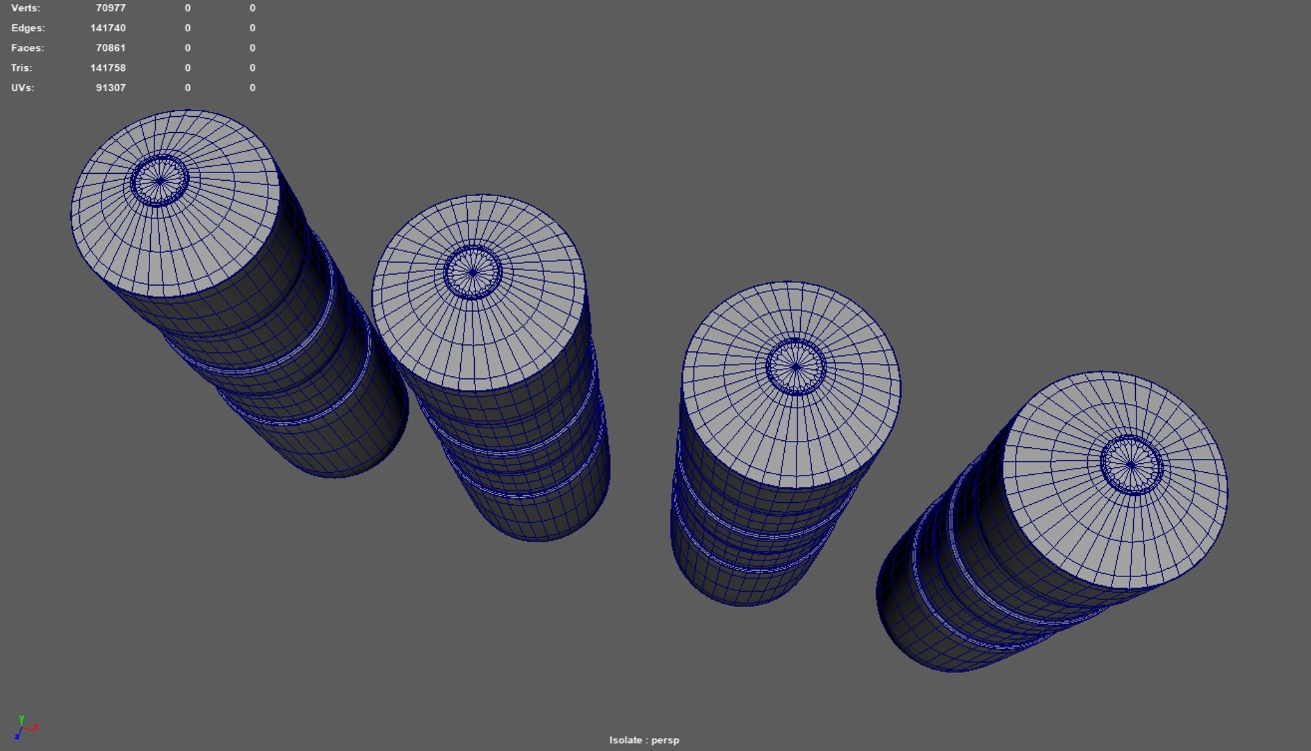 3D Model Bollards Pack - TurboSquid 1997010