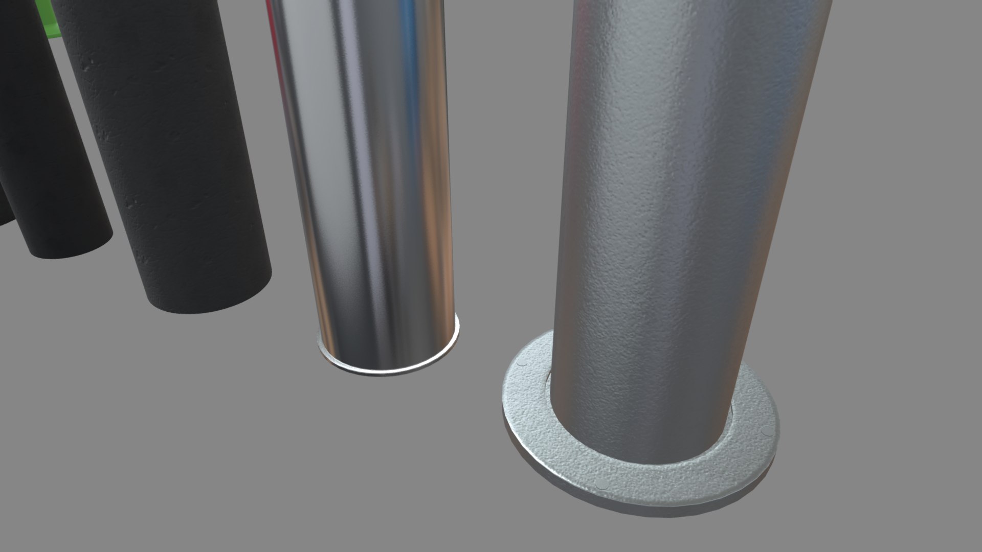 3D Model Bollards Pack - TurboSquid 1997010