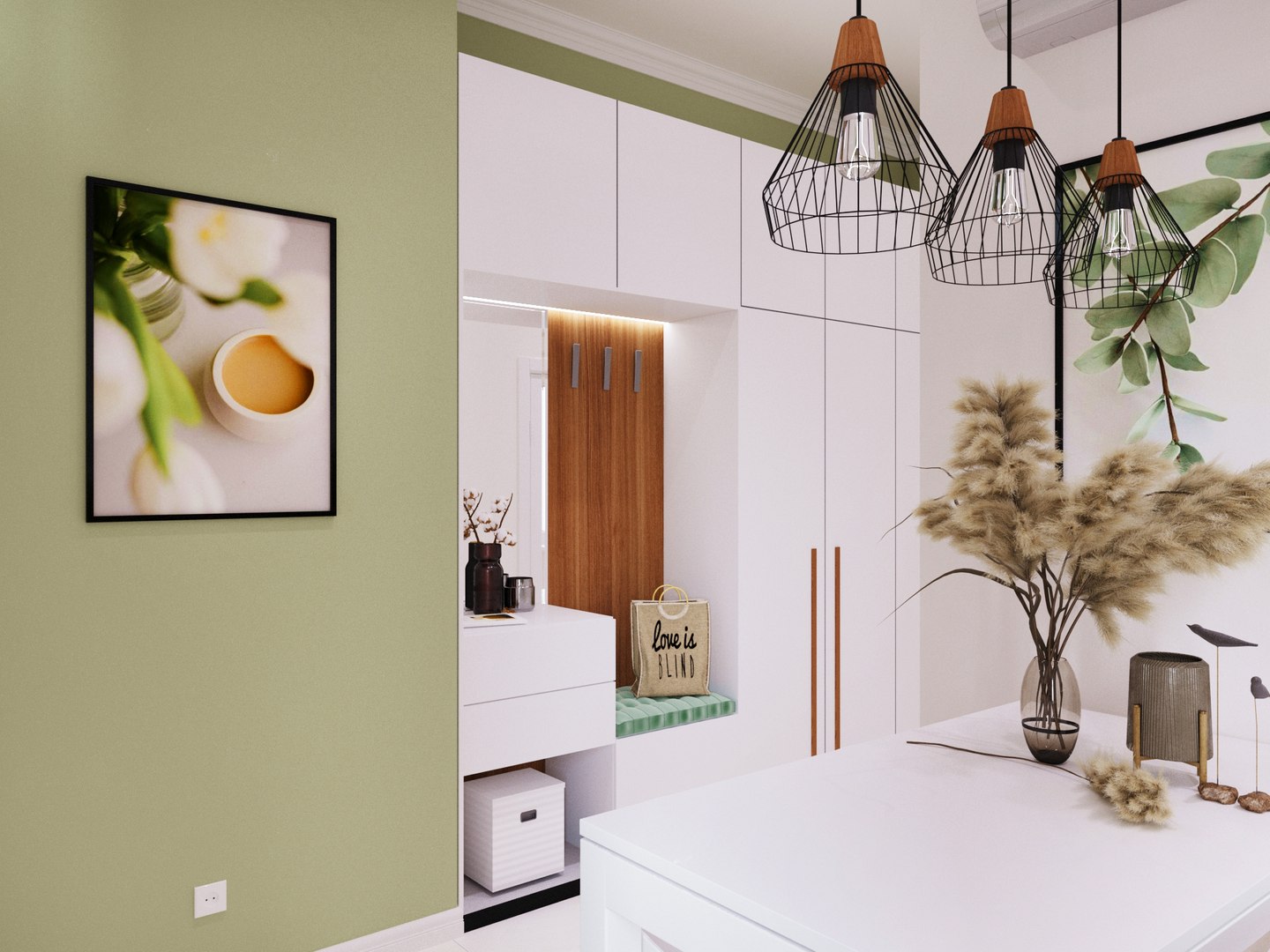 3D Scandinavian Style Kitchen Model - TurboSquid 2032605