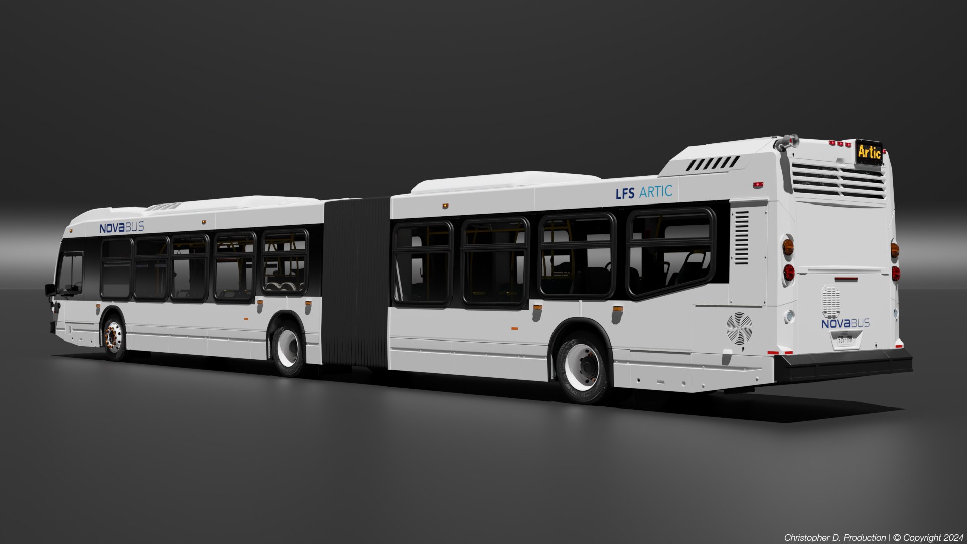 3D Model Volvo Group 4th Gen NovaBus LFS Low Floor Series Bus PACK - TurboSquid 2370905