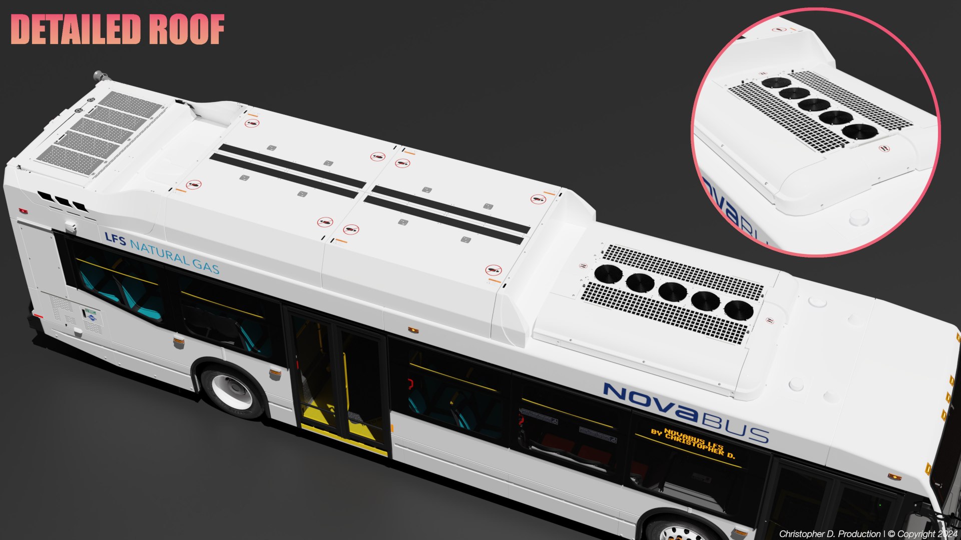 3D Model Volvo Group 4th Gen NovaBus LFS Low Floor Series Bus PACK ...