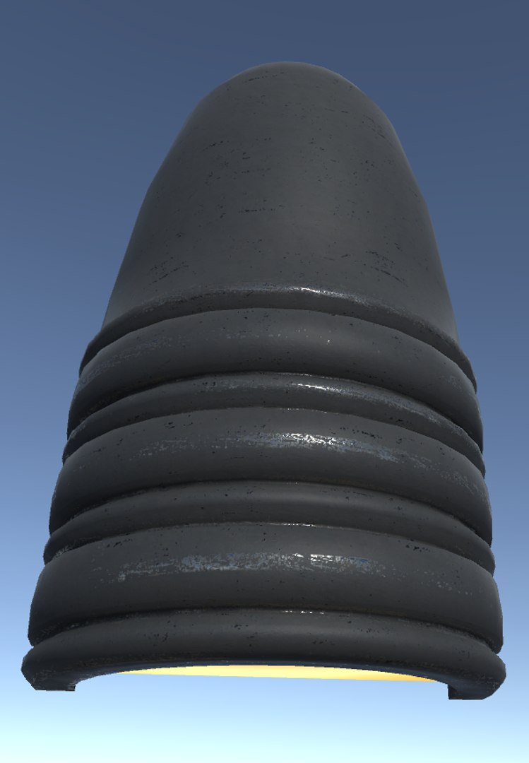Obj Sci-fi Wall Light Props