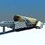 Dubai Metro Train 3d Max