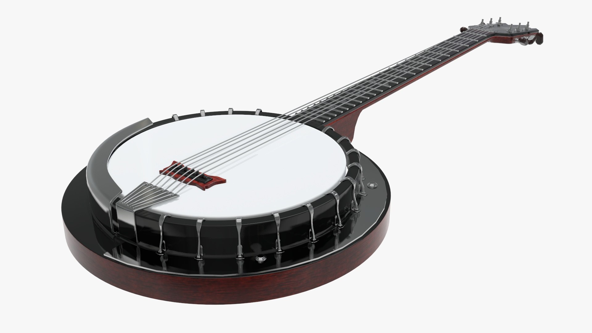 3D Musical Instrument Banjo Model - TurboSquid 1528443