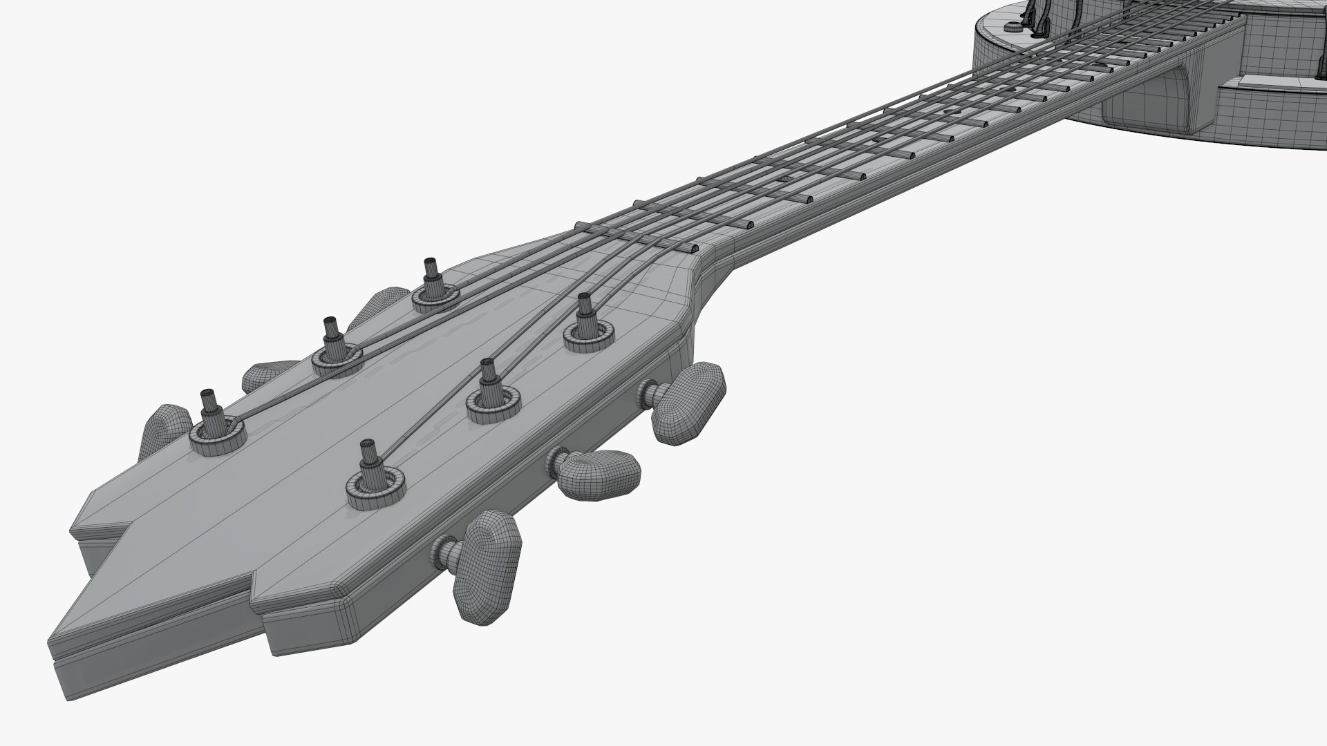 3D Musical Instrument Banjo Model - TurboSquid 1528443