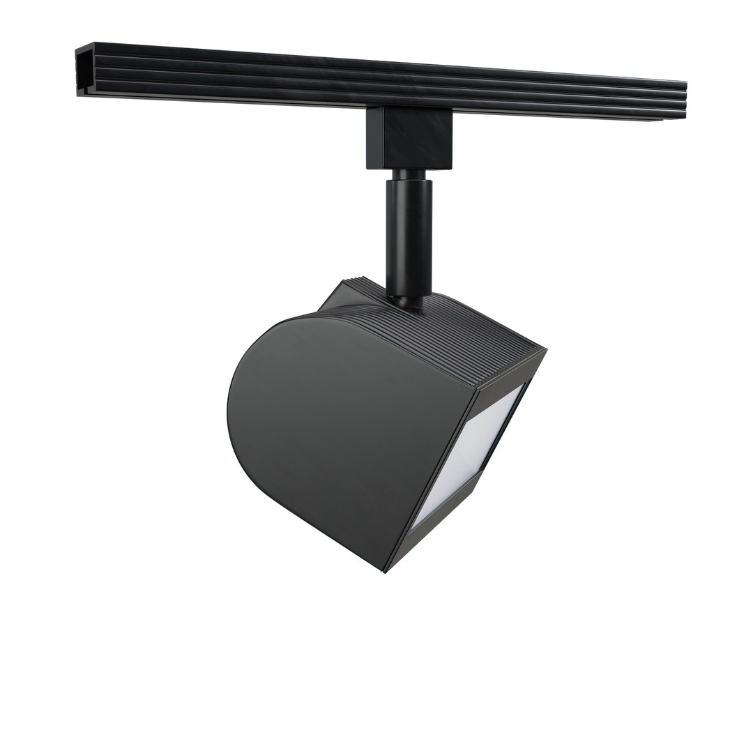 3D Wall Wash Black LED Track Light PBR - TurboSquid 2209452