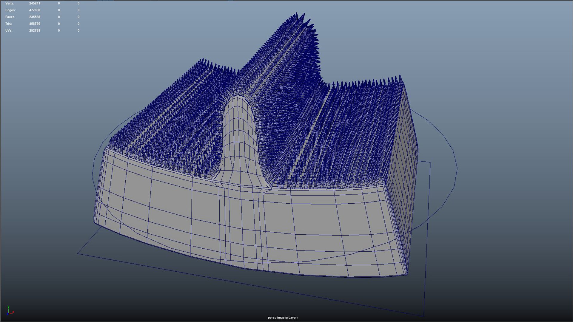 3D Plicae Circulares Section Model - TurboSquid 2308417