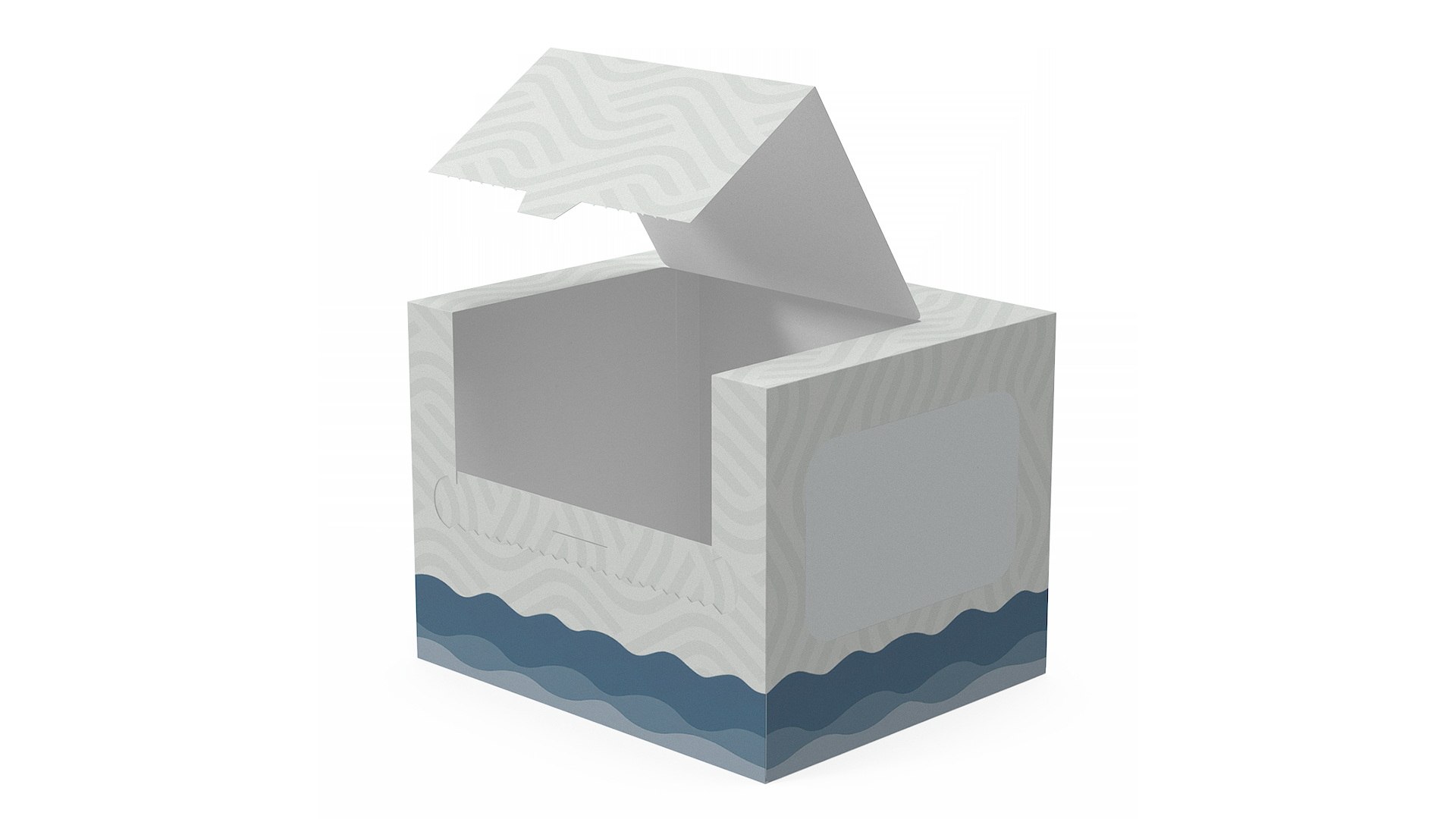 3D Mockup Paper Towel Box Empty - TurboSquid 2252652