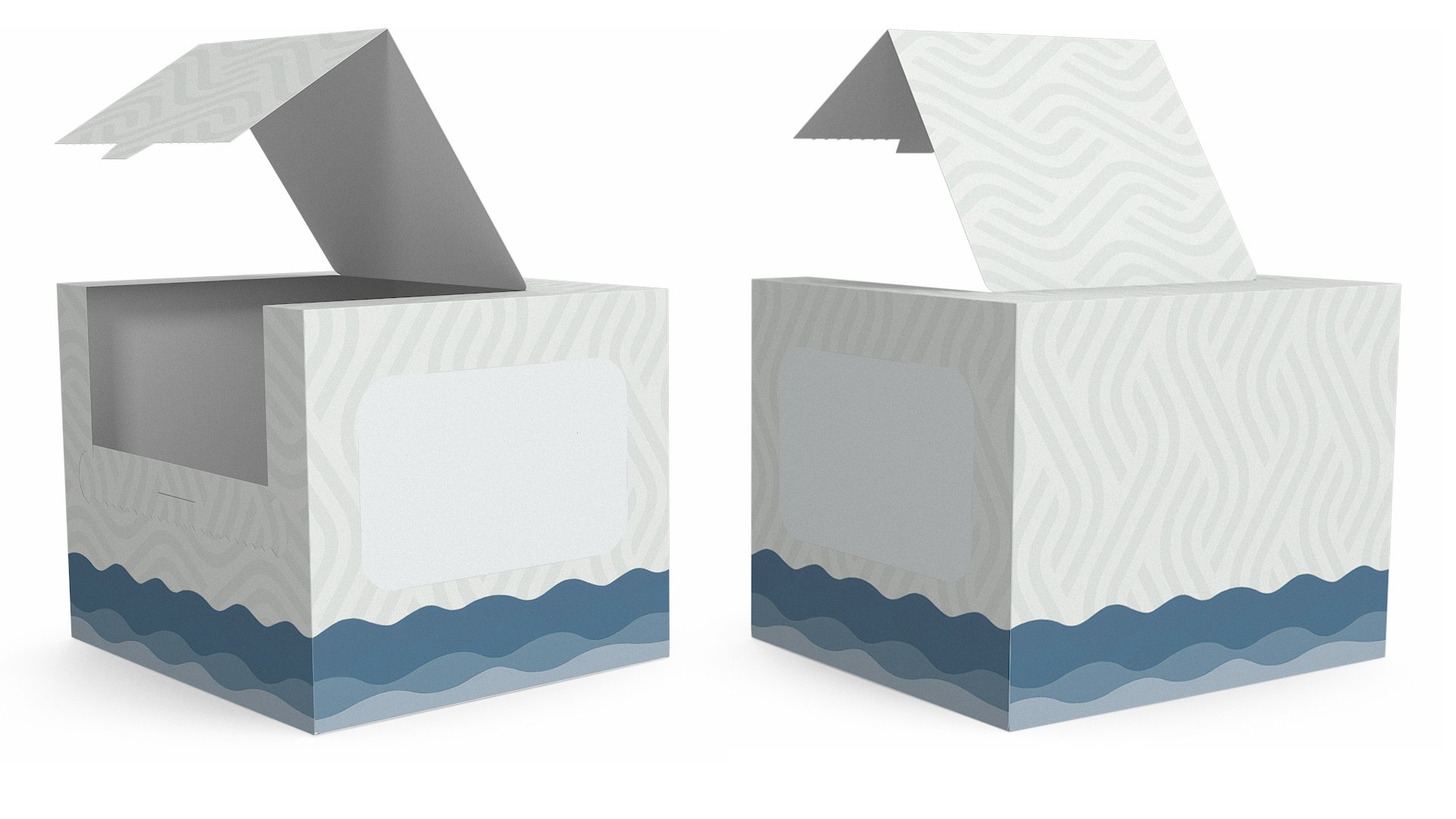3D Mockup Paper Towel Box Empty - TurboSquid 2252652