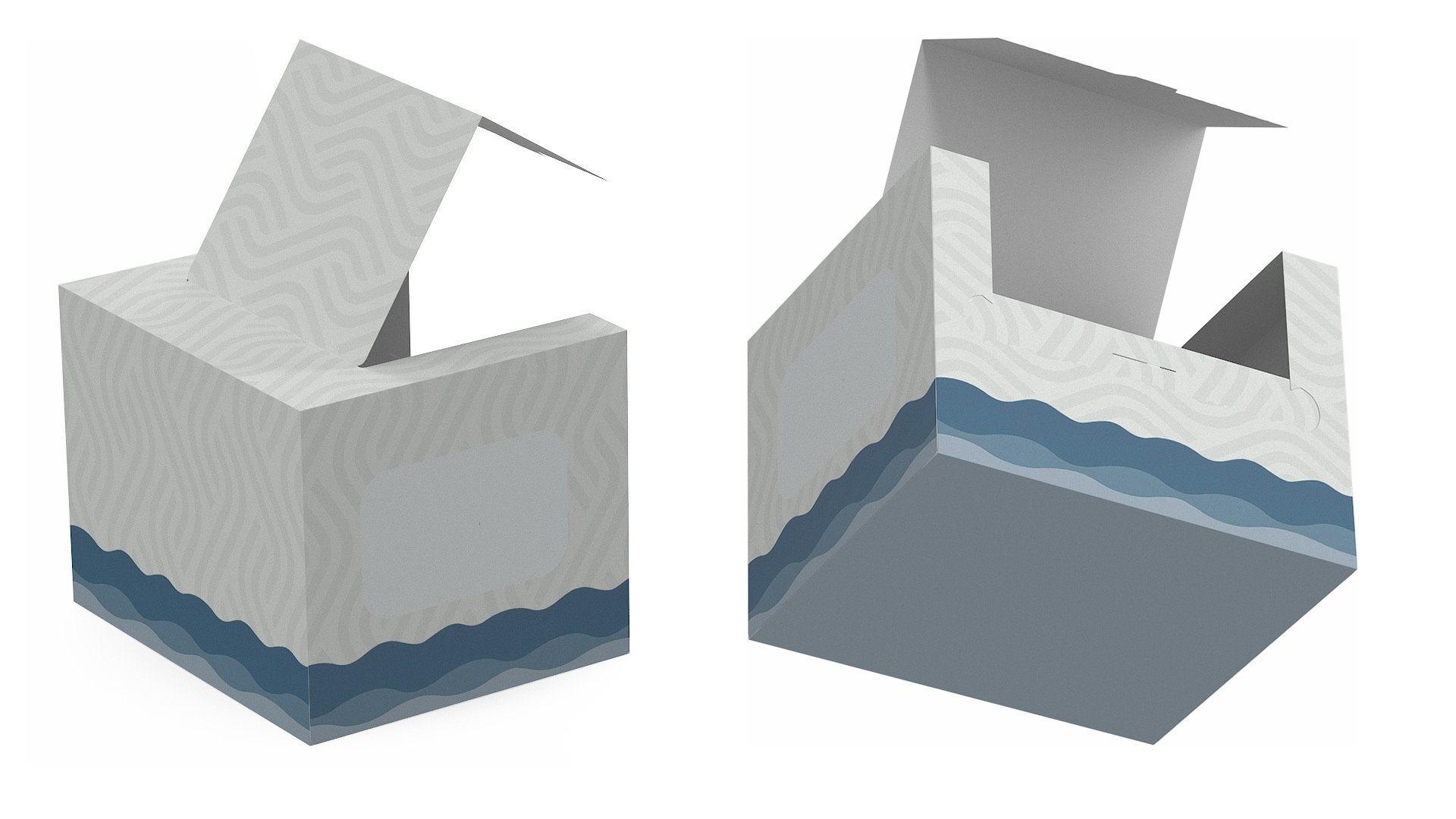 3D Mockup Paper Towel Box Empty - TurboSquid 2252652