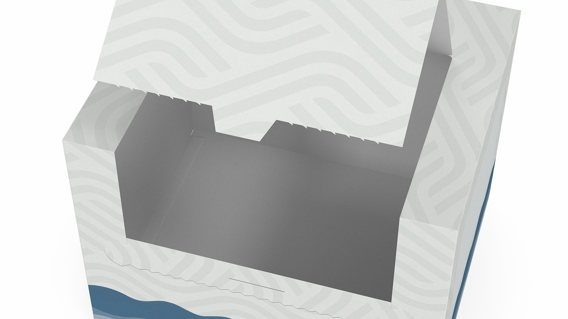 3D Mockup Paper Towel Box Empty - TurboSquid 2252652